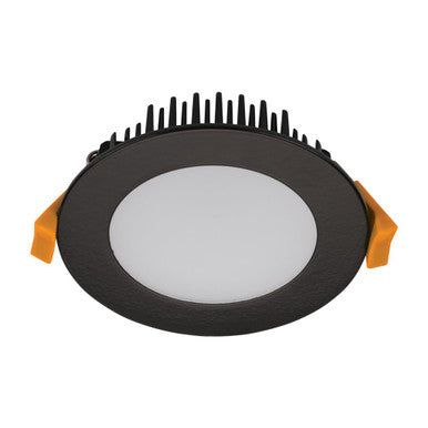 TEK-13 13W Dimmable LED Tricolour IP44 Downlight - Black | Leora Lighting